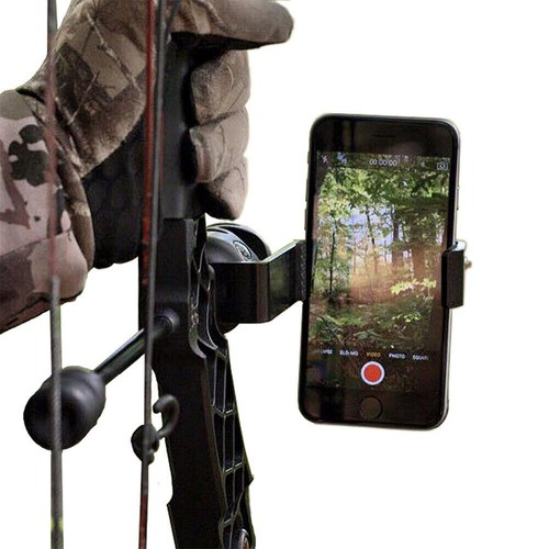 Bow-Mount Smartphone Phone Holder for Compound Recurve Archery Hunting ...