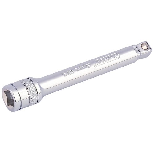 Draper 1/4"D 75mm Wobble Extension Bar Polished Spring Loaded Knurled ...