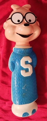 SIMON from Alvin & The Chipmunks SOAKY Figural Bubble Bath Bottle Empty ...