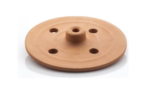 Clay Dolma Lid Cover, Unglazed Terracotta Grape Leaf Roll Lid. 10 Inch ...