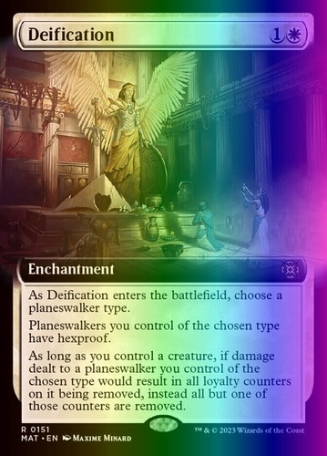 MTG Deification (151/230) March of the Machine The Aftermath NM FOIL | eBay