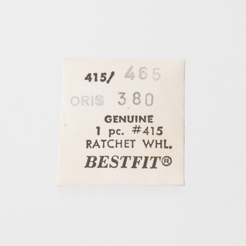 NOS ORIS Cal 380, 440 Ratchet Wheel Watch Part (1) New Old Stock ...
