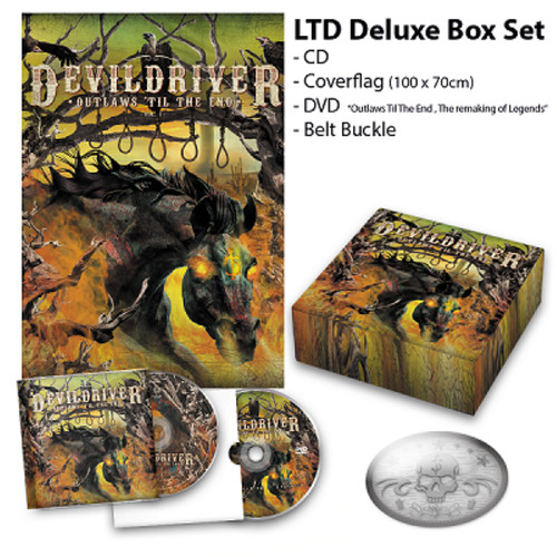 DevilDriver Outlaws 'Til The End Vol. 1 deluxe box set w/ cd dvd ...