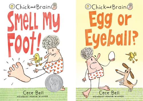 Cece Bell Chick and Brain 2-Book Paperback Set | eBay