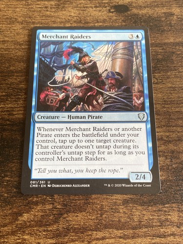 Merchant Raiders 81/361 Commander Legends Magic The Gathering MTG D51 ...