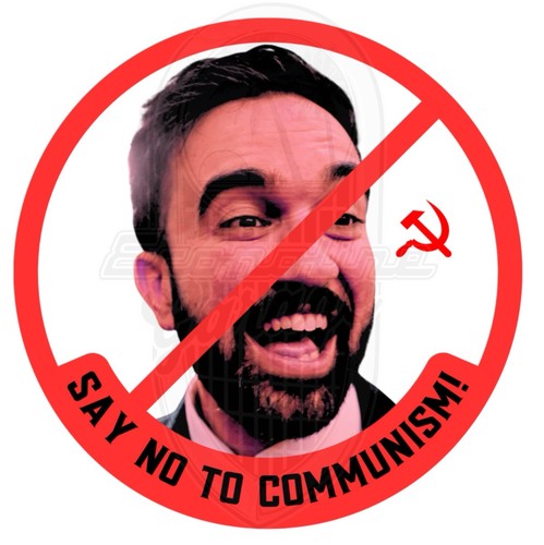 Anti Communism Zohran Mamdani 3” Sticker Decal Socialism NYC New York ...