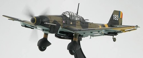 Ju-87 D3 Stuka 183, Royal Romanian Air Force, Jassi 1943, 1:72 Hobby ...