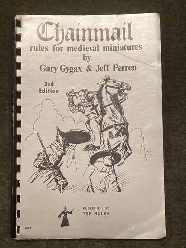 79 Chainmail Miniatures Rules (3rd Ed. 7th Printing) Gygax TSR Dungeons ...