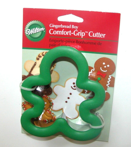 NEW Wilton Comfort Grip Cookie Cutter Gingerbread Man Christmas | eBay