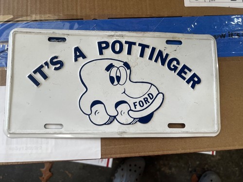 POTTINGER FORD METAL DEALER PLATE | eBay