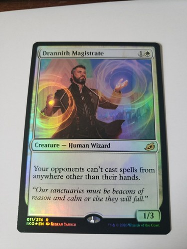 1x Drannith Magistrate - Foil, English Ikoria: Lair of Behemoths MTG NM ...