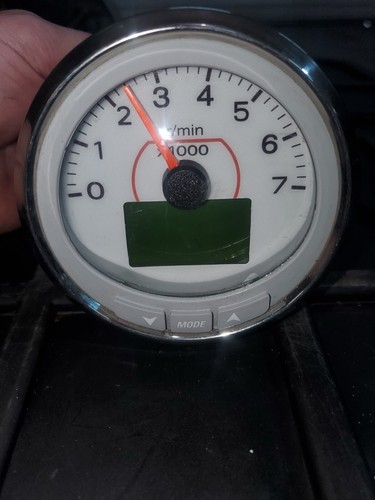 ICON Gauge Pro Series RPM Tachometer White Kit Evinrude Johnson BRP 768004