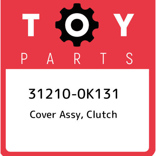 31210-0K131 Toyota Cover assy, clutch 312100K131, New Genuine OEM Part ...