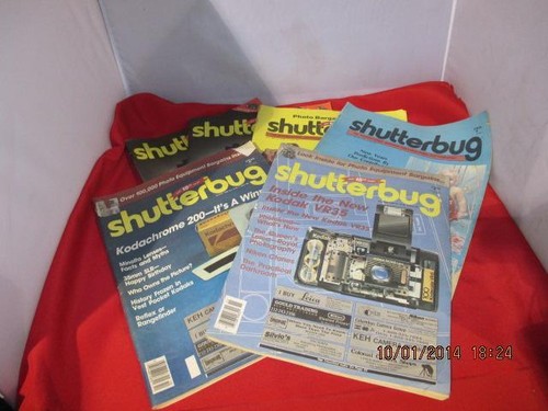 Lot Of 6 1986 86 Shutterbug Magazines | eBay