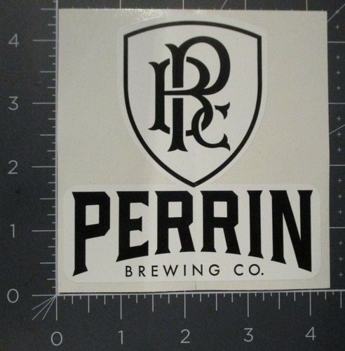 PERRIN BREWING Michigan no rules 98 problems STICKER decal craft beer ...