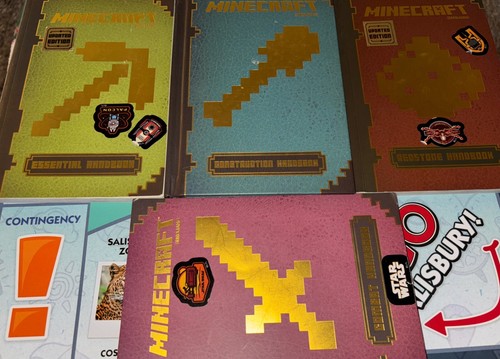 Minecraft Complete Handbook Collection — 4 Book Set (1 Hardcover, 3 ...