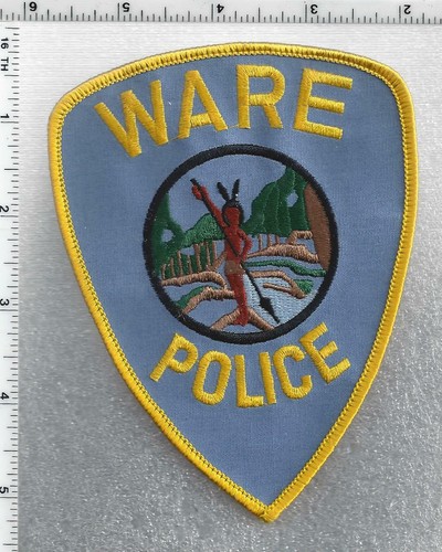 Ware Police (Massachusetts) 1st Issue Shoulder Patch | eBay
