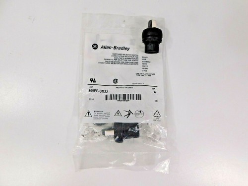 Allen Bradley 800FP-SM22 Maintained Selector Switch 800FPSM22 Set of (2 ...