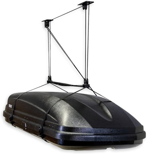 Cargo Box Ceiling Heavy Duty Storage Hoist Rooftop Carrier Garage Holds ...