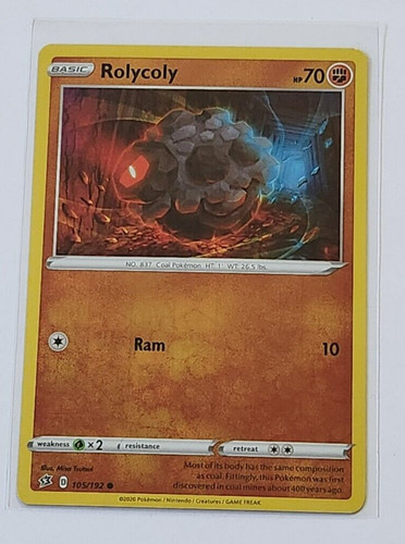 2020 POKEMON ROLYCOLY HOLO TRADING CARD | eBay