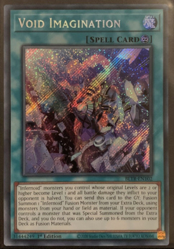 Yugioh! - Void Imagination - BLTR-EN102 - Secret Rare - 1st Ed - NM/M ...