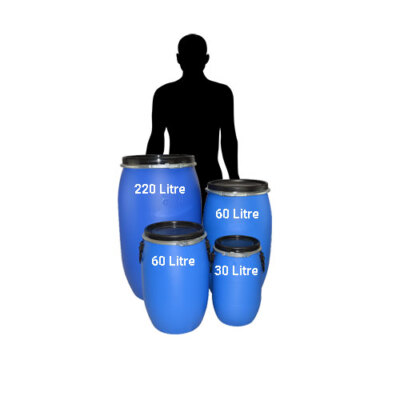 plastic storage barrels products for sale | eBay UK