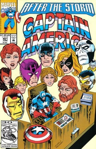 CAPTAIN AMERICA #401 (1992) NM | 'Aftermath: After The Storm' | Rik ...
