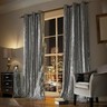 Kylie Minogue ILIANA Black Curtains Designer Eyelet Velvet / Velour ...