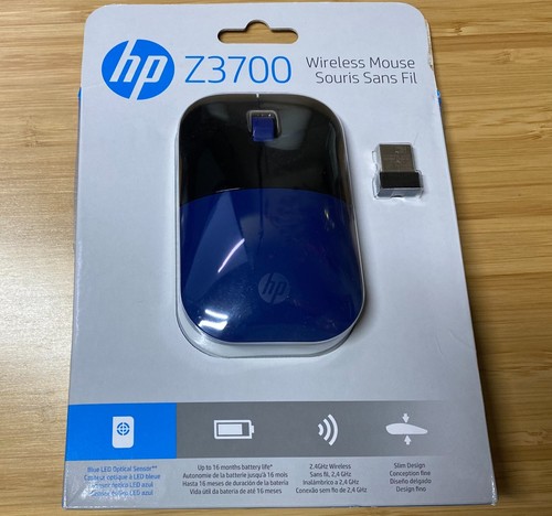 HP Z3700 Blue Wireless BlueTrack Mouse | eBay