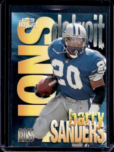 1997 Skybox Impact Barry Sanders Boss #19 Lions | eBay