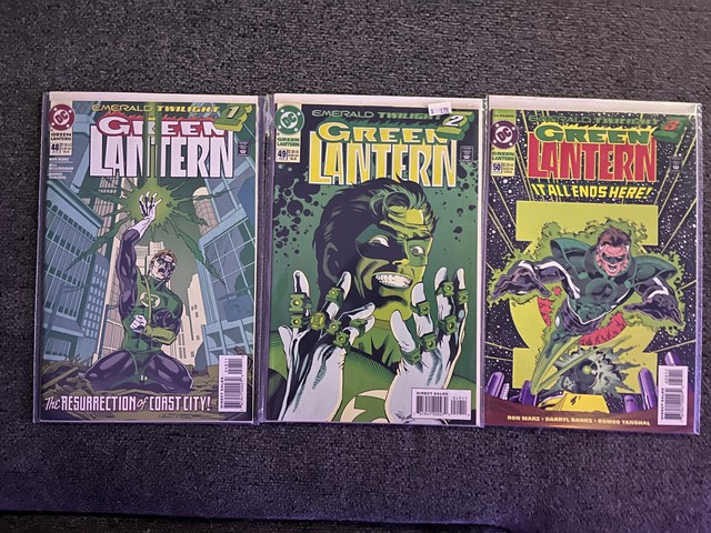 Cómic De Linterna Verde De Paralaje