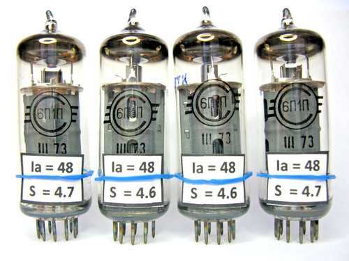 6P1P 6P1 MATCHED QUAD (4pcs) SVETLANA TUBES / VALVES NEW NOS | eBay