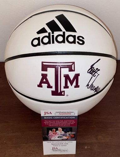 Buzz Williams Head Coach Signed Autographed Texas A&M Aggies Logo ...