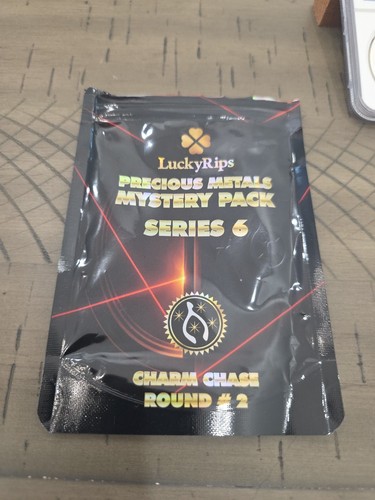 Lucky RIPS PRECUOUS METALS SERIES 6 WISHBONE 3OZ CHARM CHASE ROUND 2 | eBay