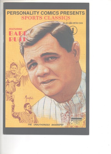 SPORTS CLASSICS #1 (1991) BABE RUTH Cover Story DiMAGGIO Back Cover ...