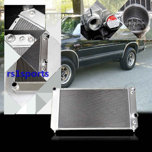 3 Row Double pass Aluminum Radiator Fit 1986-2005 Chevy S10 LS Swap 26. ...
