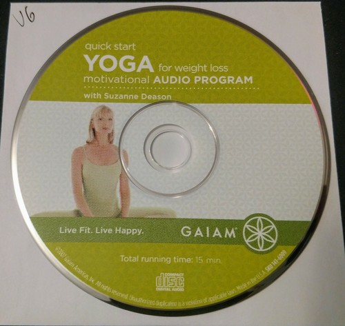 Yoga For Weight Loss Audio Program, CD 2007.**Disc Only** Free Ship, No ...