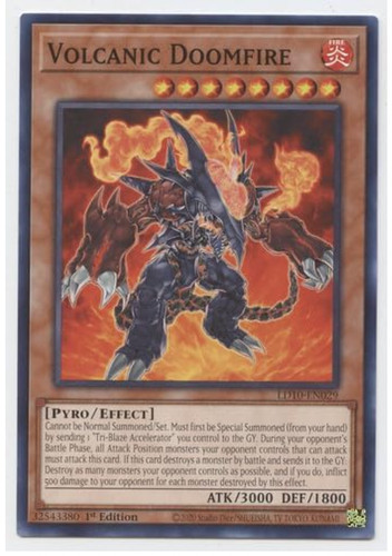 Yugioh! - Volcanic Doomfire - LD10-EN029 - Common - 1st Ed -NM/M | eBay