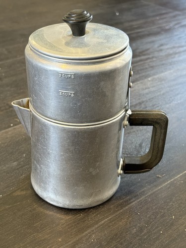 Vintage 3 Cup Drip-O-lator Enterprise Aluminum Coffee Pot Made In Ohio ...