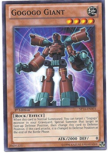 3 x Gogogo Giant - SP14-EN003 - Common - 1st Edition Near Mint, English ...