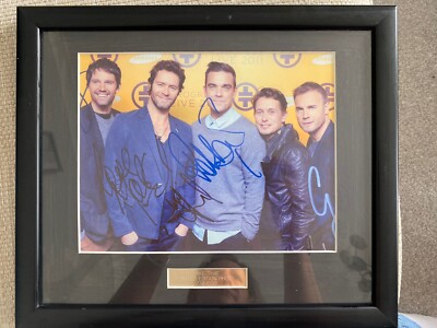 Take That Signed in Collectable Certified Original Music Autographs for ...