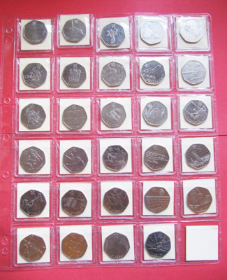 Olympic 50p Complete Set for sale | eBay