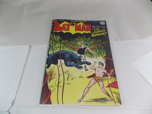 BATMAN # 72 1952 golden age coverless, complete, new repro cover and ...