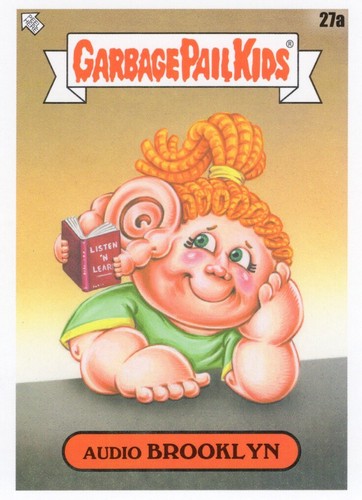 2022 GARBAGE PAIL KIDS GPK BOOK WORMS BASE AUDIO BROOKLYN 27a PACK ...