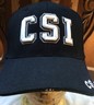 CSI EMBROIDERED ADJUSTABLE HAT black ball cap crime scene police ...