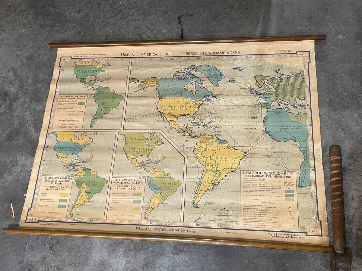 Mapa Físico Del Hemisferio Occidental