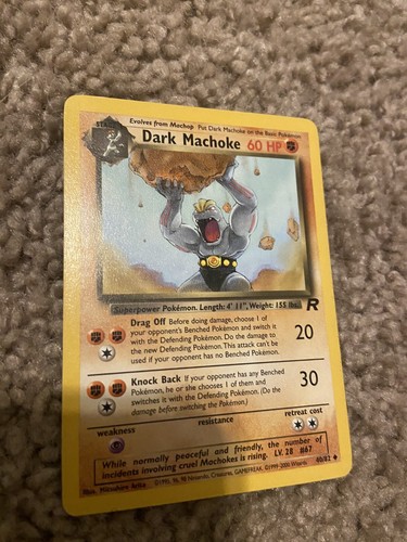 Pokémon TCG Dark Machoke Team Rocket 40 Regular Unlimited Uncommon | eBay