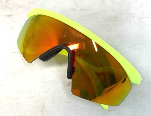 OAKLEY RAZOR BLADES Men's Sunglasses Mirror Lens Neon Yellow with Box ...