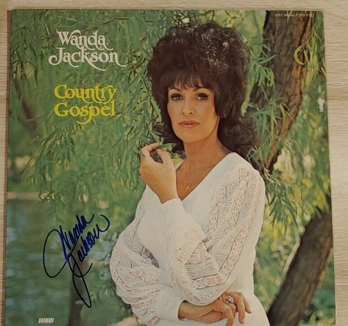 WANDA JACKSON SIGNED COUNTRY GOSPEL VINYL LP | eBay