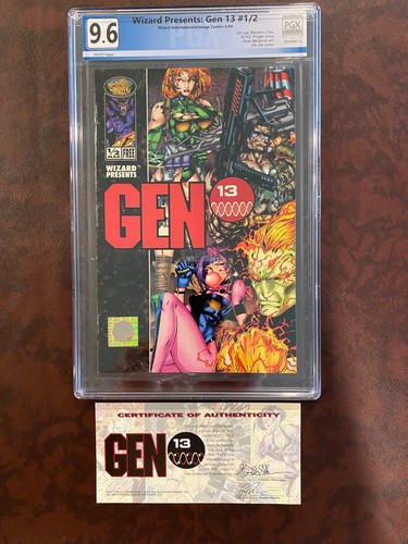 GEN 13 #1/2 PGX 9.6 Wizard Presents, with COA | eBay